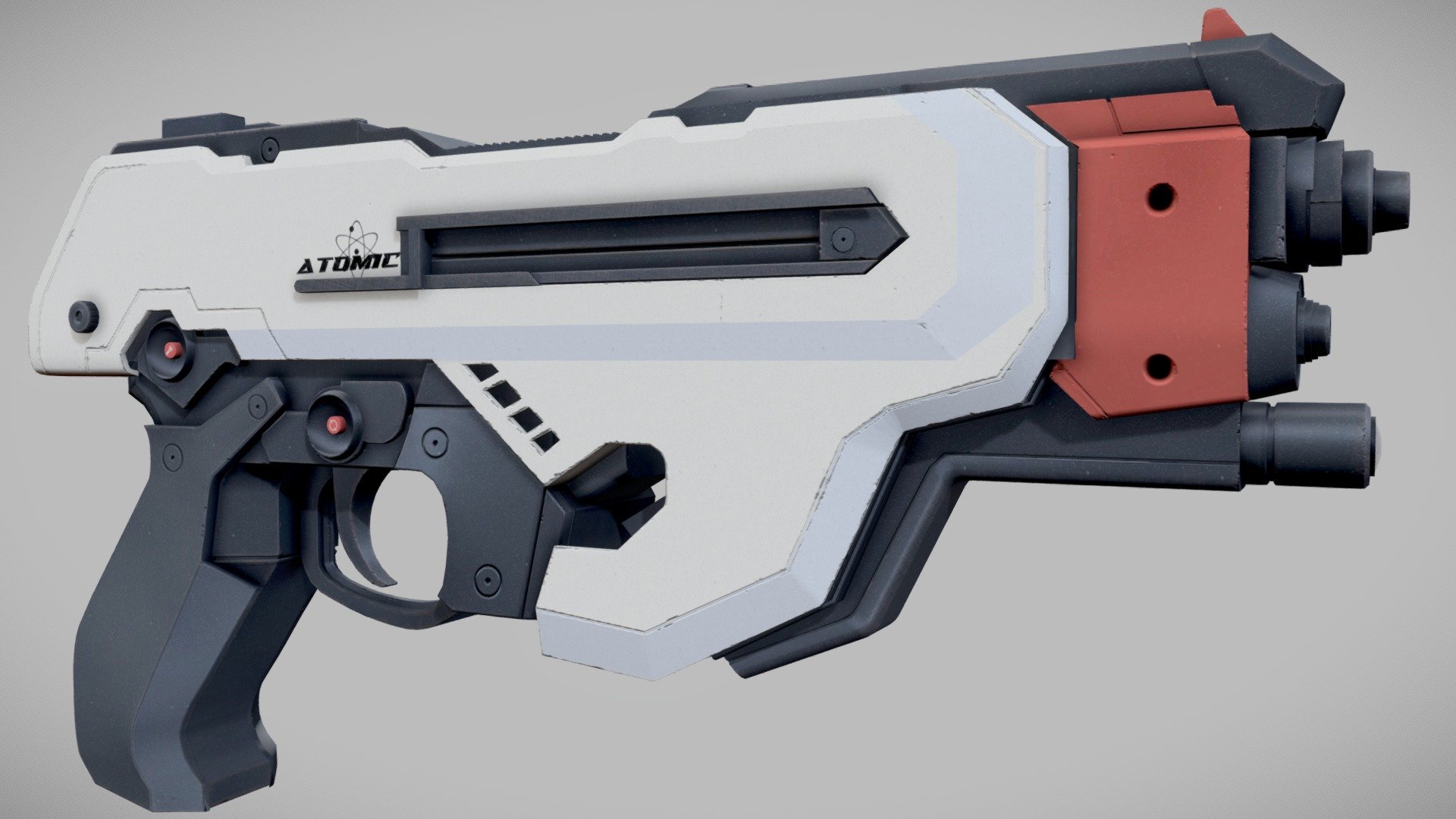 Laser Gun - 3D model by Juan Ayala (@JhonJoe) [7552daa] - Sketchfab