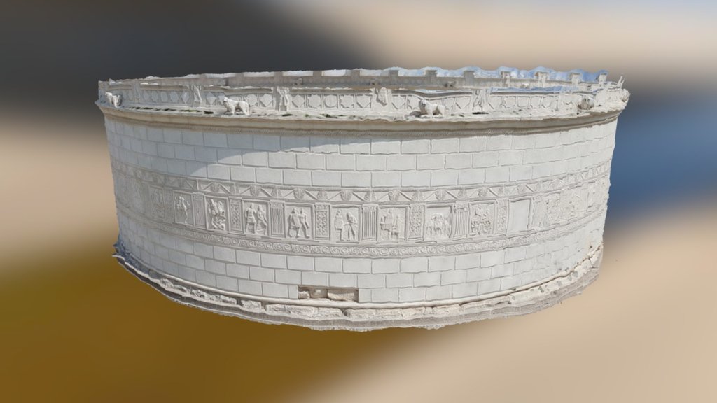 Tropaeum Traiani - Download Free 3D model by aeriall [7553317] - Sketchfab