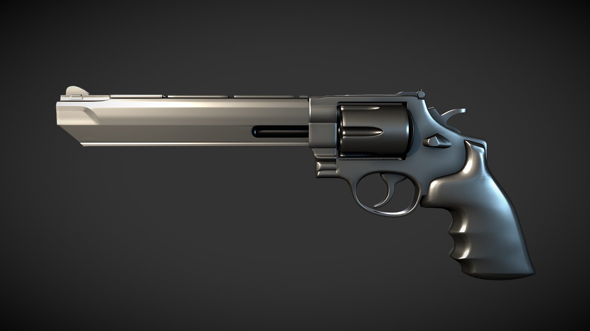 Smith & Wesson Model 629 Stealth Hunter - 3D model by Gearen [7553f8c ...