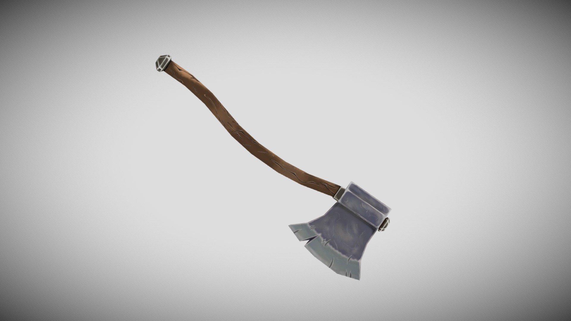 Wooden Axe - 3D model by Marcin Kotula (@Marcin_Kotula) [7555a11 ...