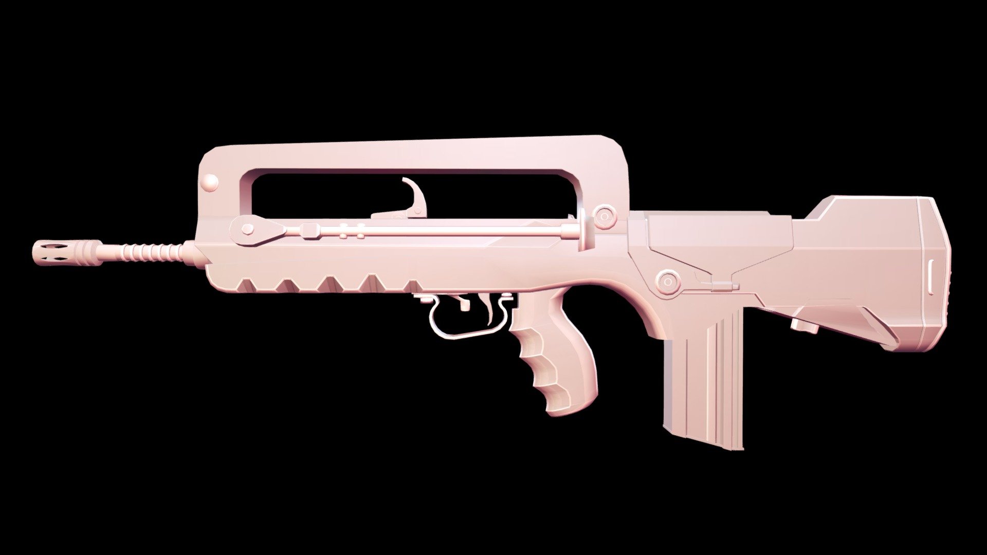 Famas F1 - 3D model by Arya Iskandarsyah (@iskandarsyah) [755bef3 ...