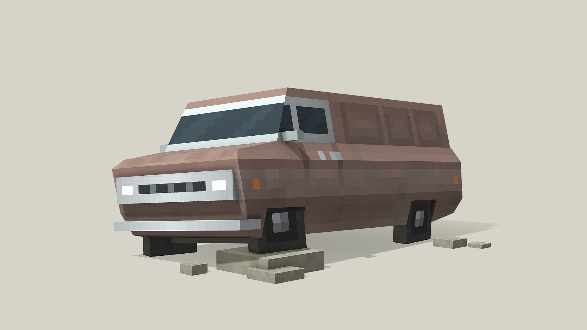 blockbench old truck - 3D model by qwite40 [755c846] - Sketchfab
