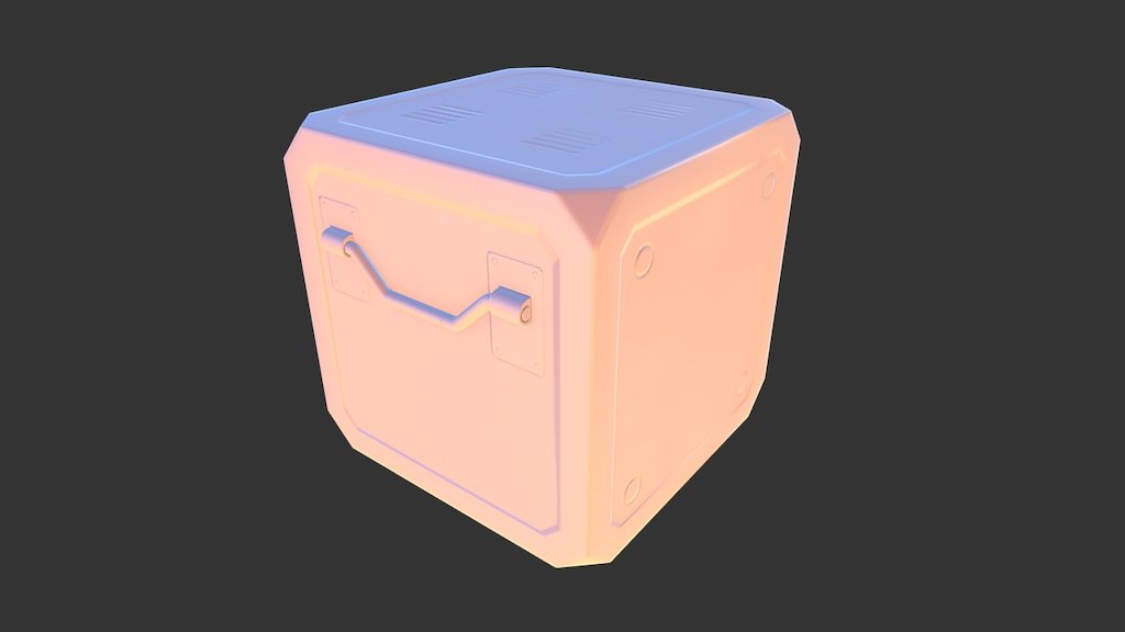Test Cube normal excercise - 3D model by N647 [755d289] - Sketchfab