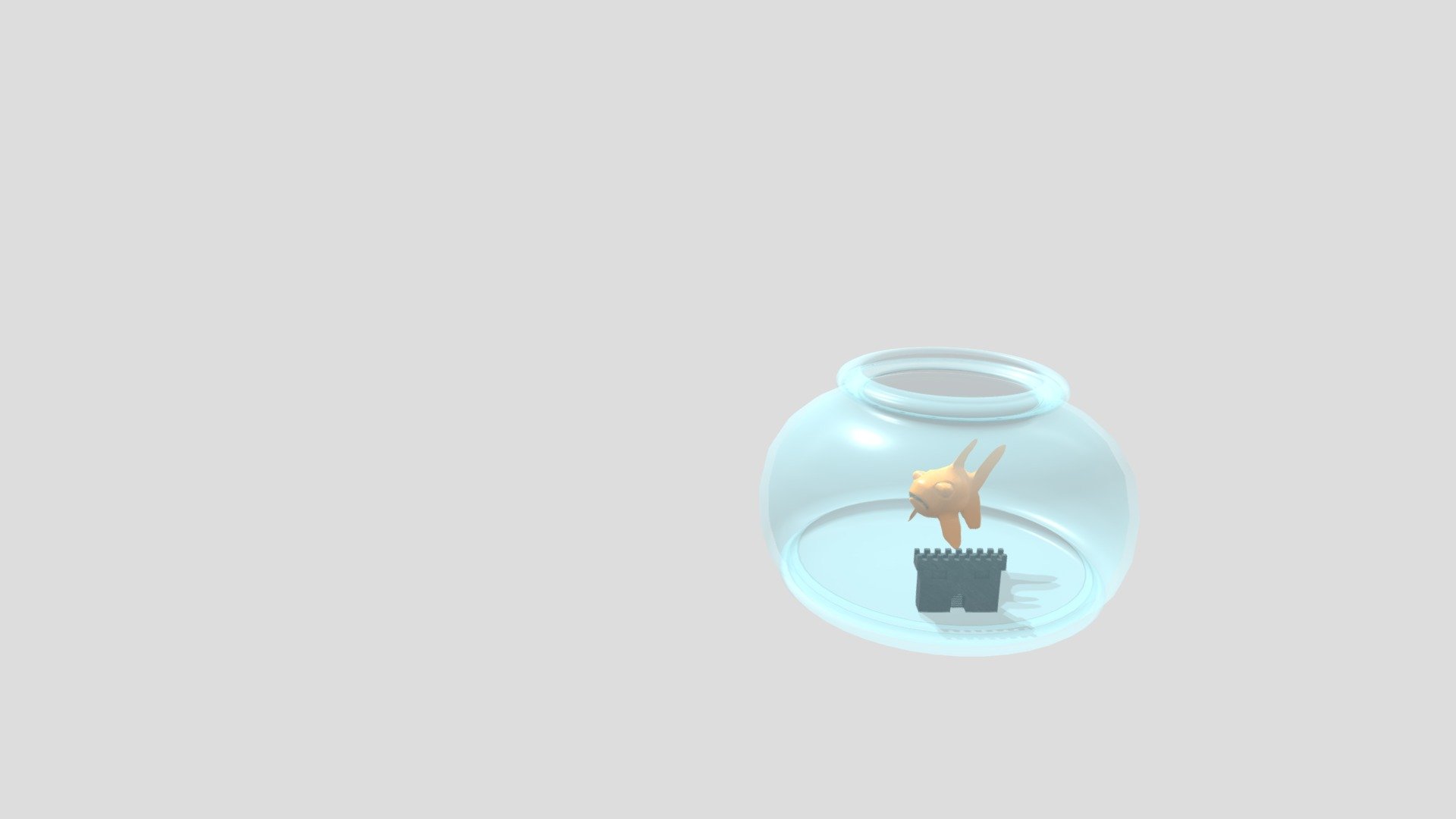 Fishbowl - 3D model by HartzellMaxPhillips [755f831] - Sketchfab