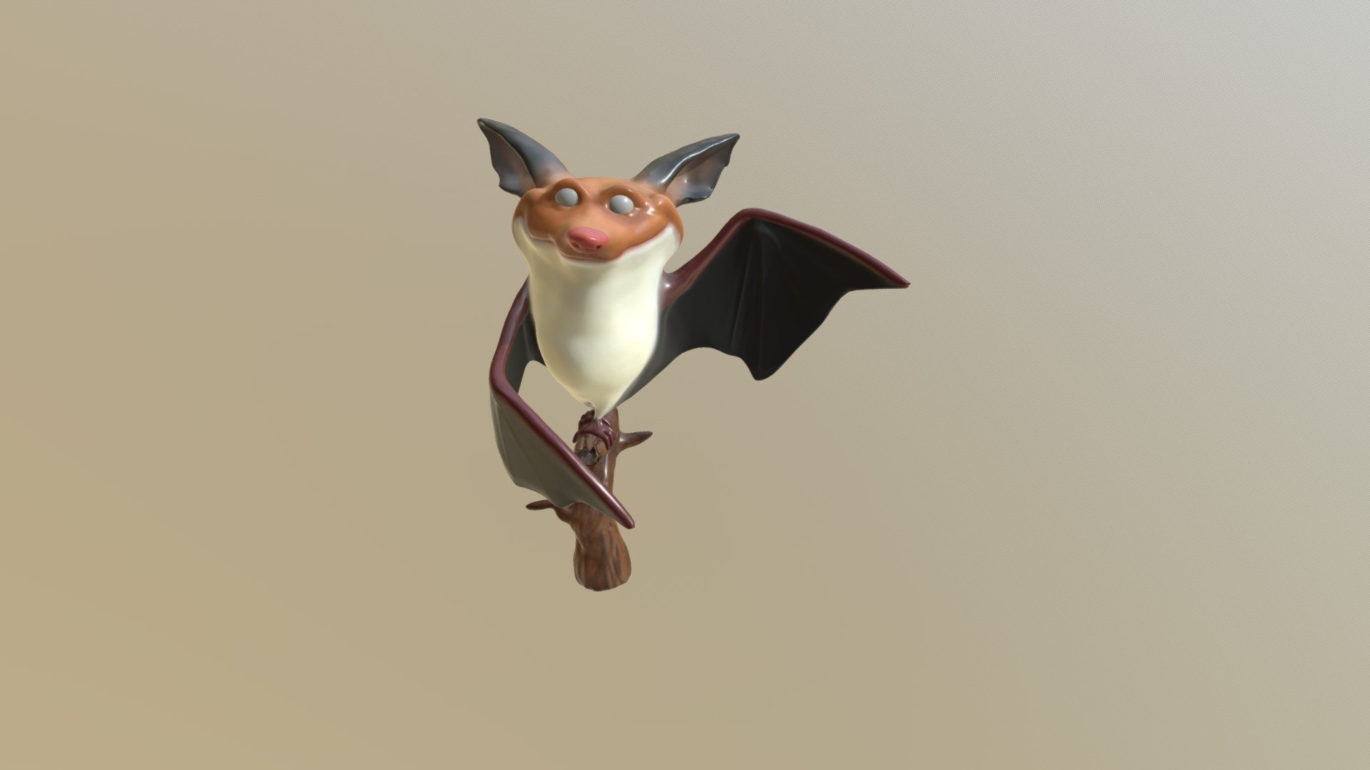 Bat figure - 3D model by szolastudio [7562d2b] - Sketchfab