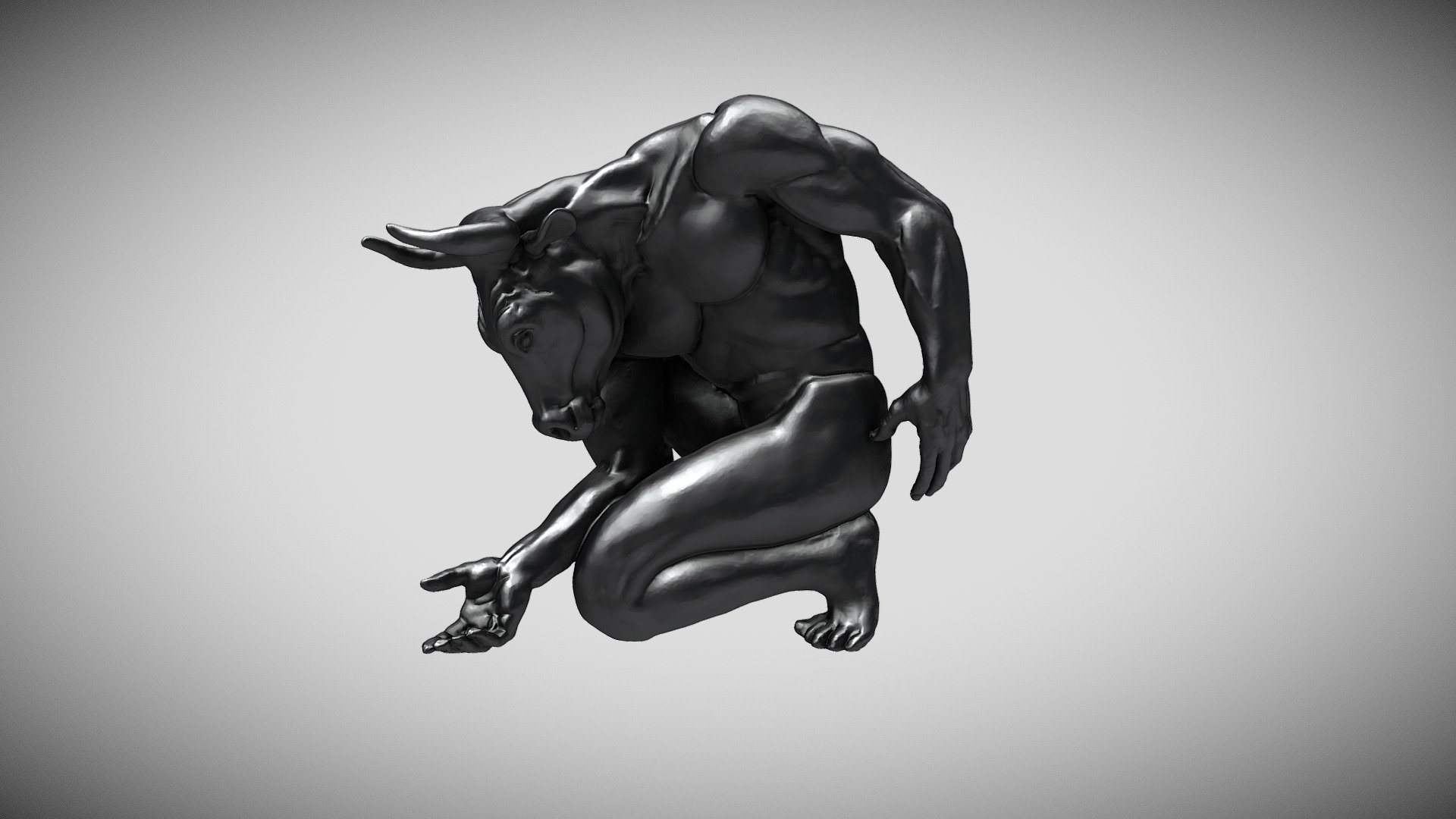 Minotaur! by Deran Wright - 3D model by 3DLirious [75630a7] - Sketchfab