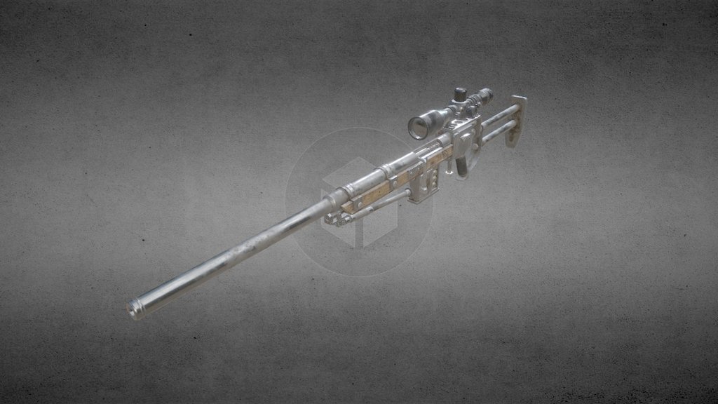 Rusty Sniper Rifle - 3D model by kutejnikov [7567e88] - Sketchfab