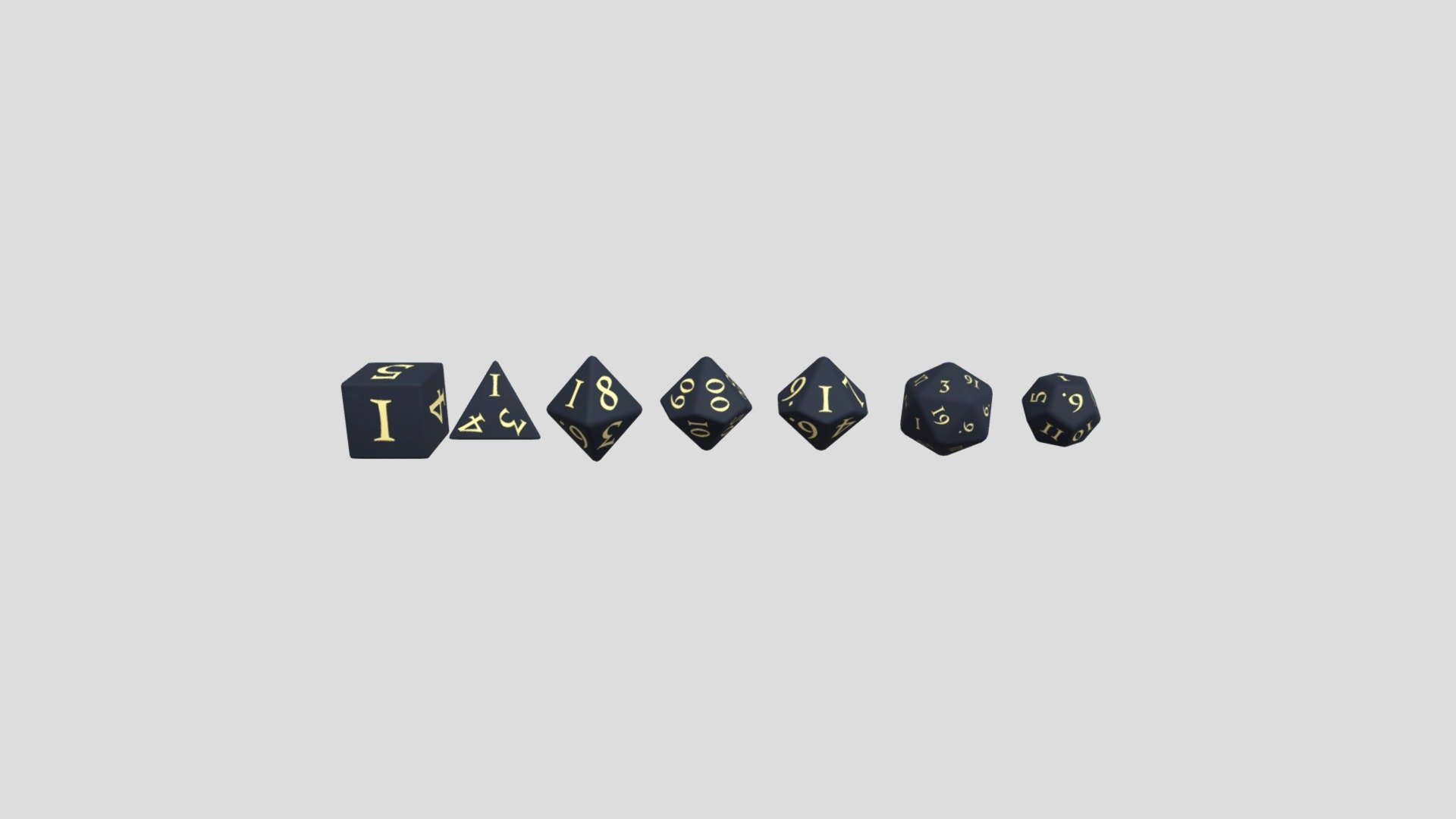 RPG dice asset - 3D model by estchho [756a539] - Sketchfab