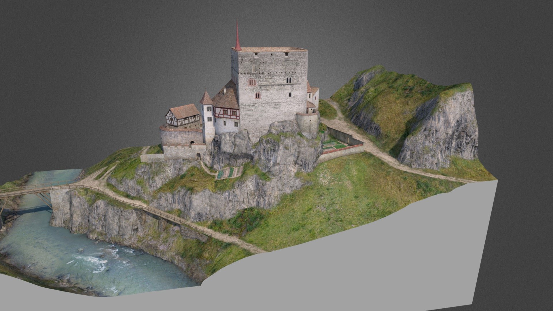 Angenstein-Buechel_gltf - 3D model by bildebene.ch (@Roger_Bacon) [756a8ec] - Sketchfab