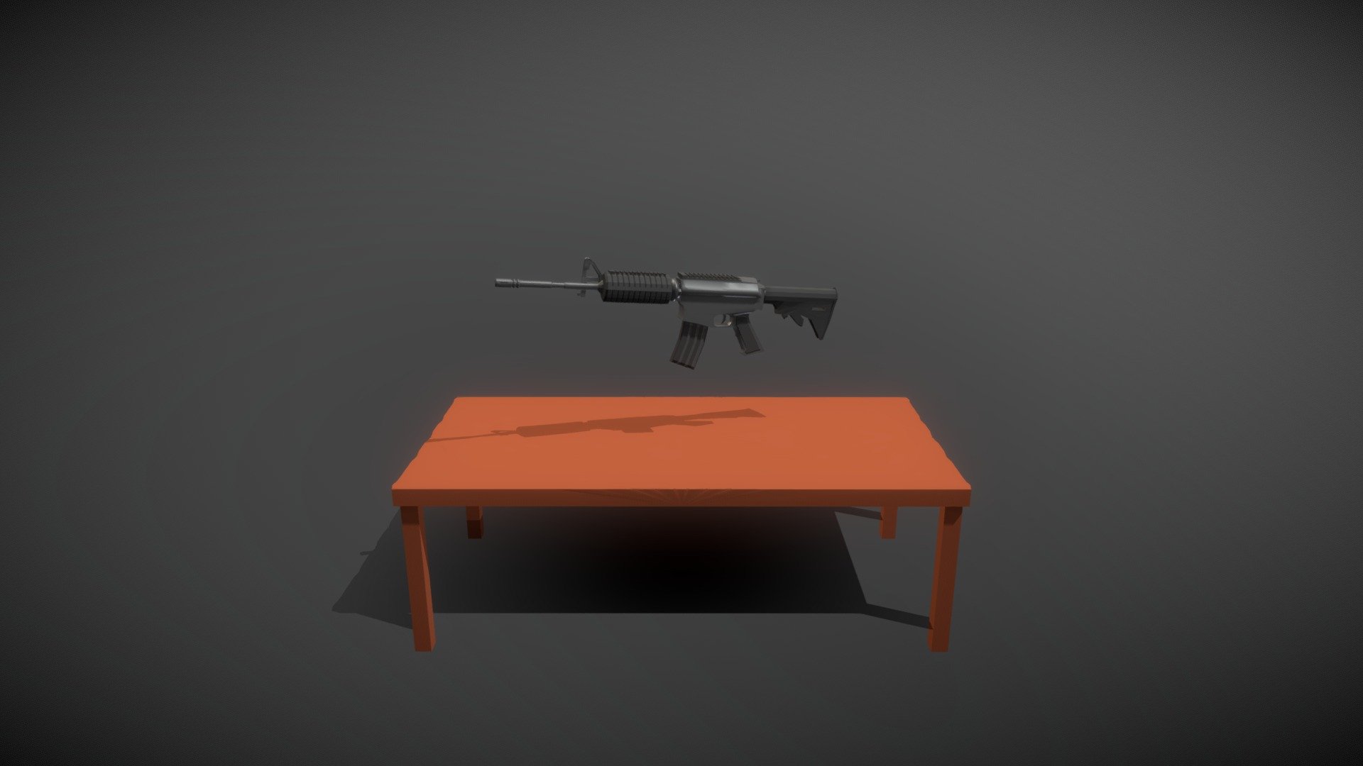 Low Poly M4A1 - Buy Royalty Free 3D model by BlenderGurra (@zoroo1122 ...