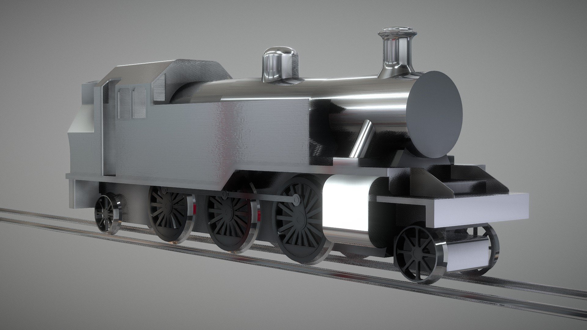 LMS Ivatt 2-6-2T - WIP #2 - 3D model by hydrog2n [756cb11] - Sketchfab