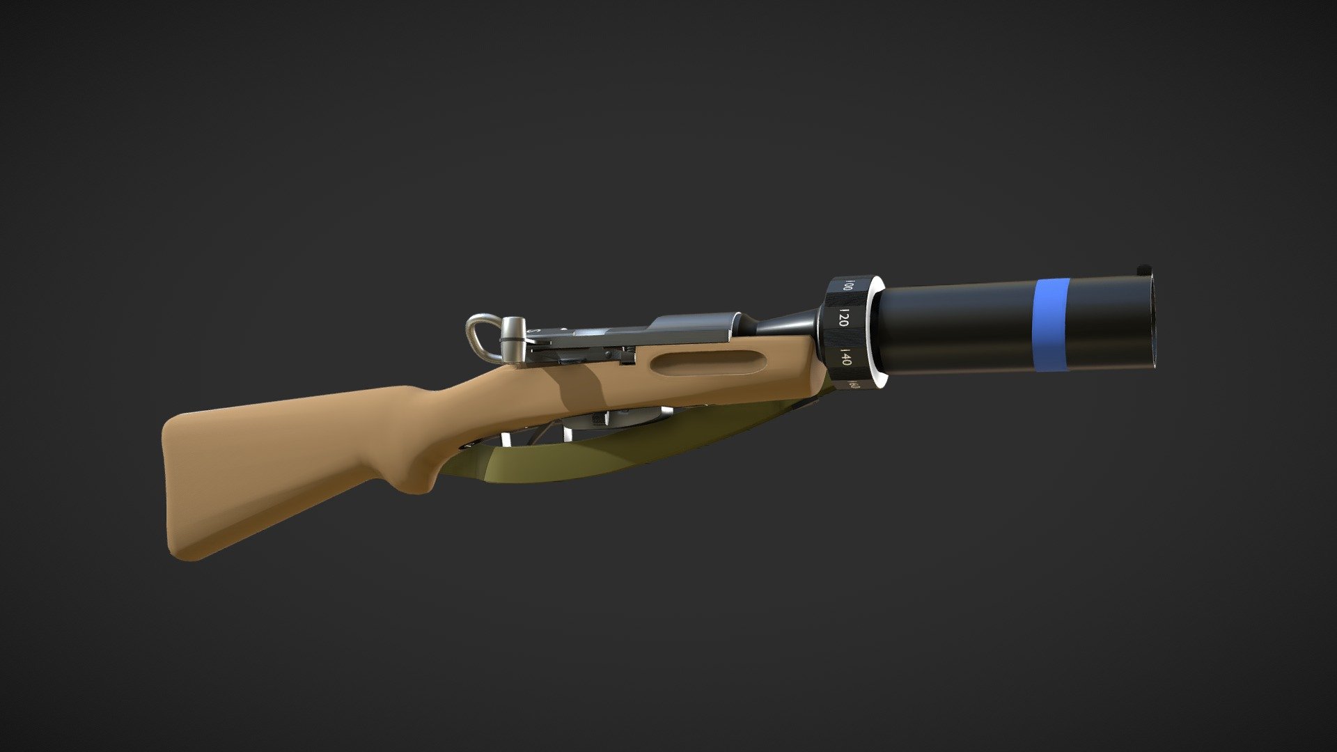 Grenade Launcher - 3D model by SuperGuppy [756d067] - Sketchfab