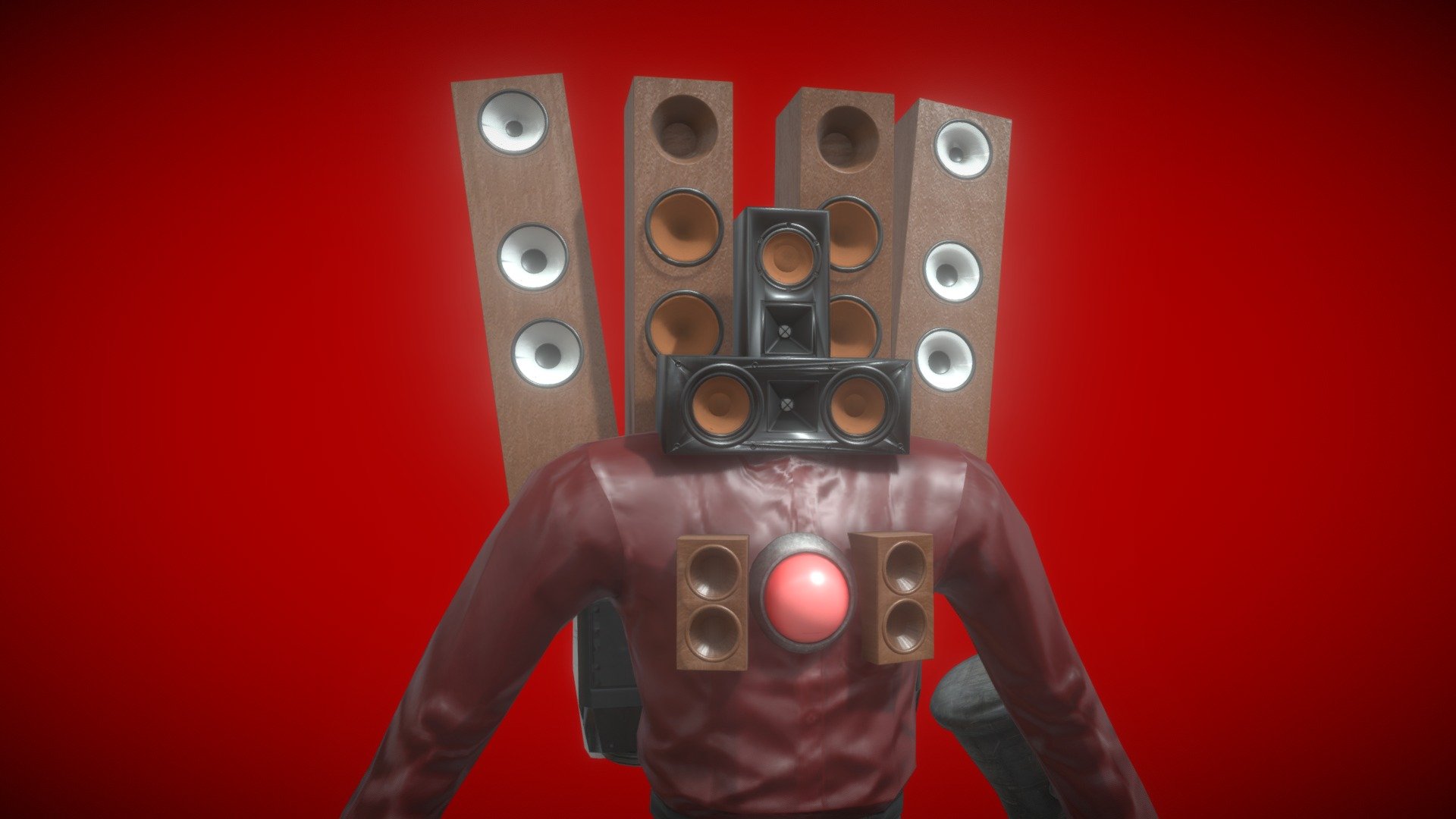 Speakerman mecha boss - Download Free 3D model by That one larry ...