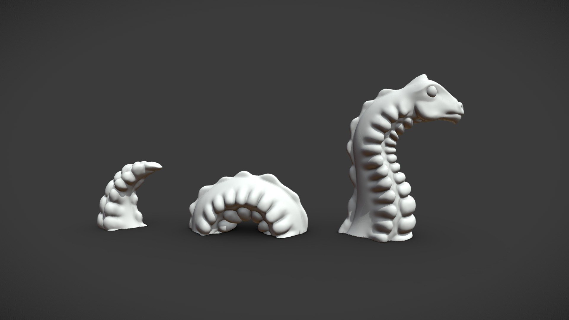 Loch Ness Monster - 3D model by Nick Bassett (@NickBassett) [7570c81 ...