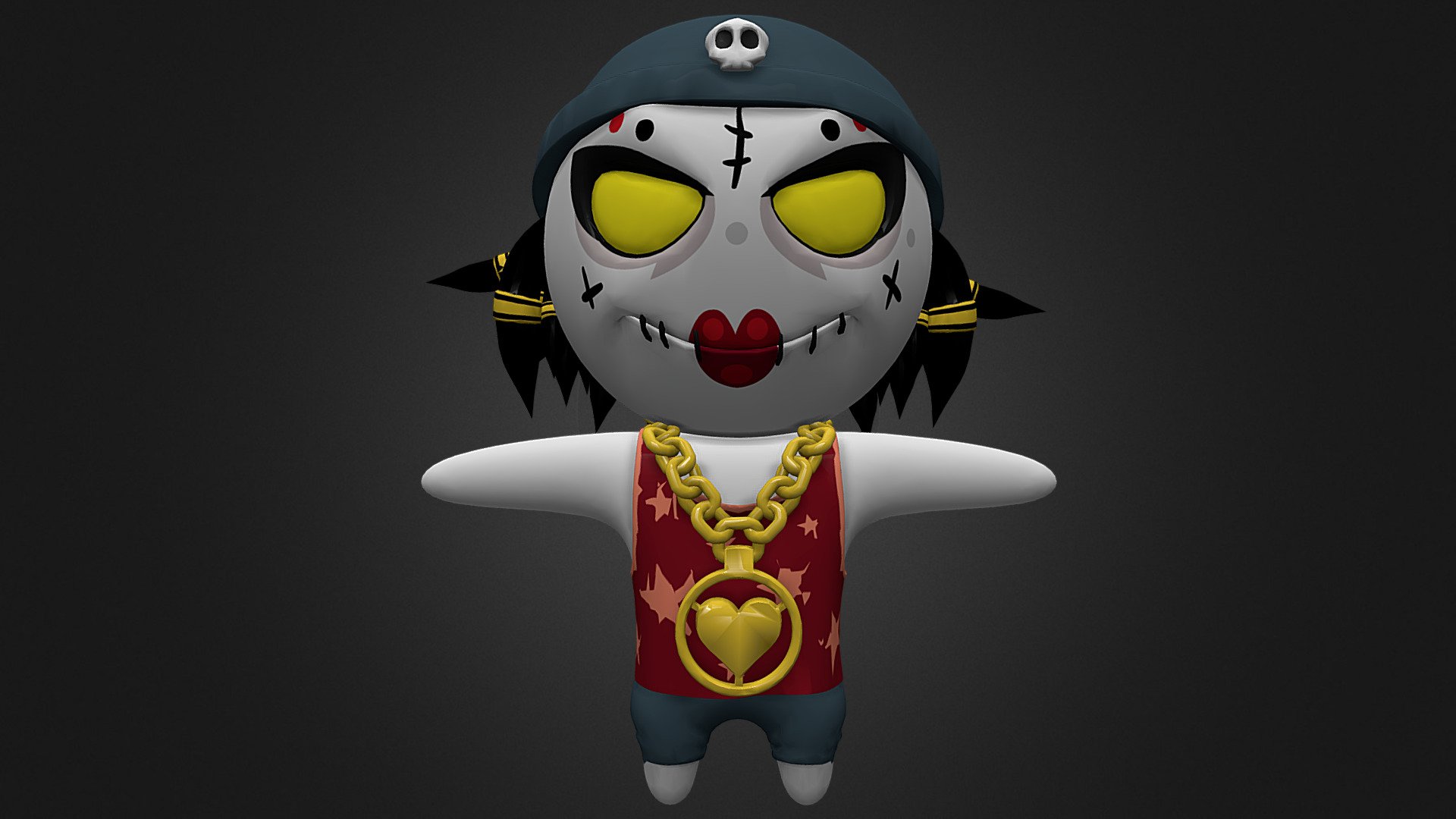 Chelsea female Voodoo doll - Buy Royalty Free 3D model by The Radican ...