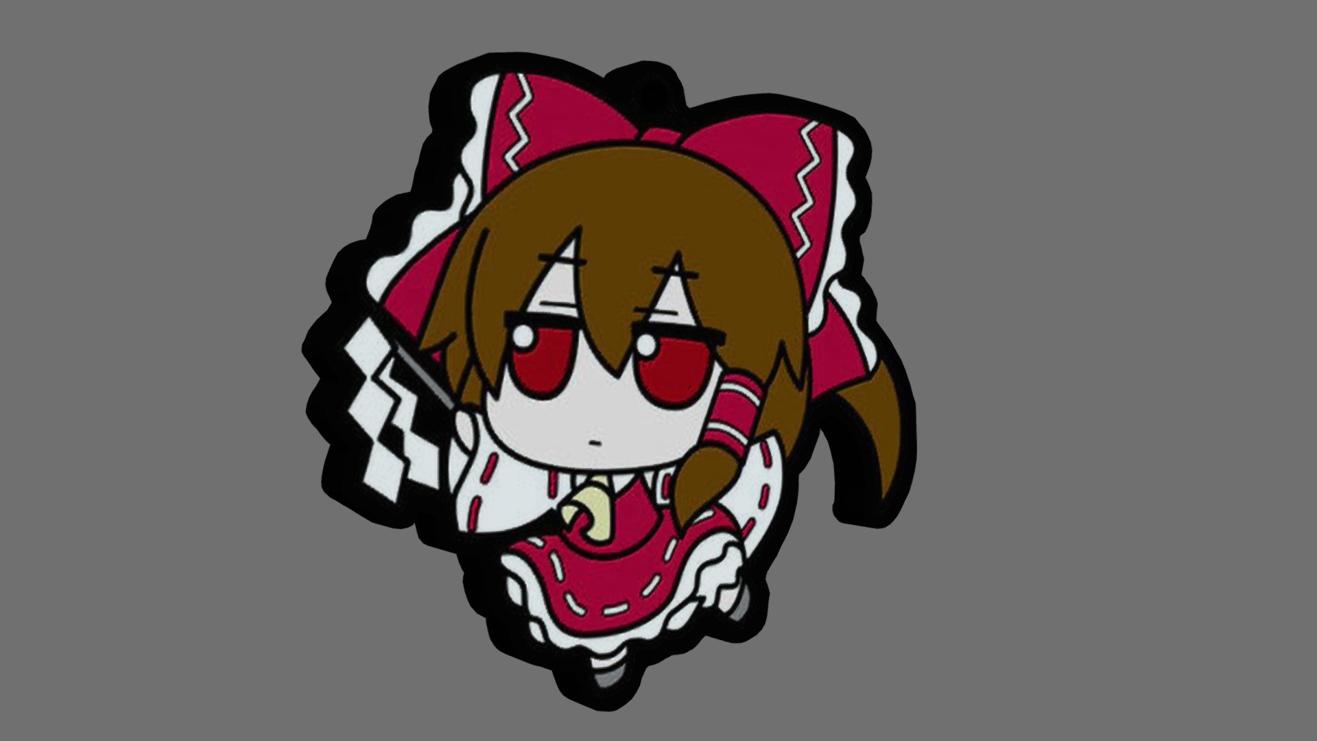 fumo_reimu - 3D model by Shadow_RUN (@rshaudown) [757144a] - Sketchfab