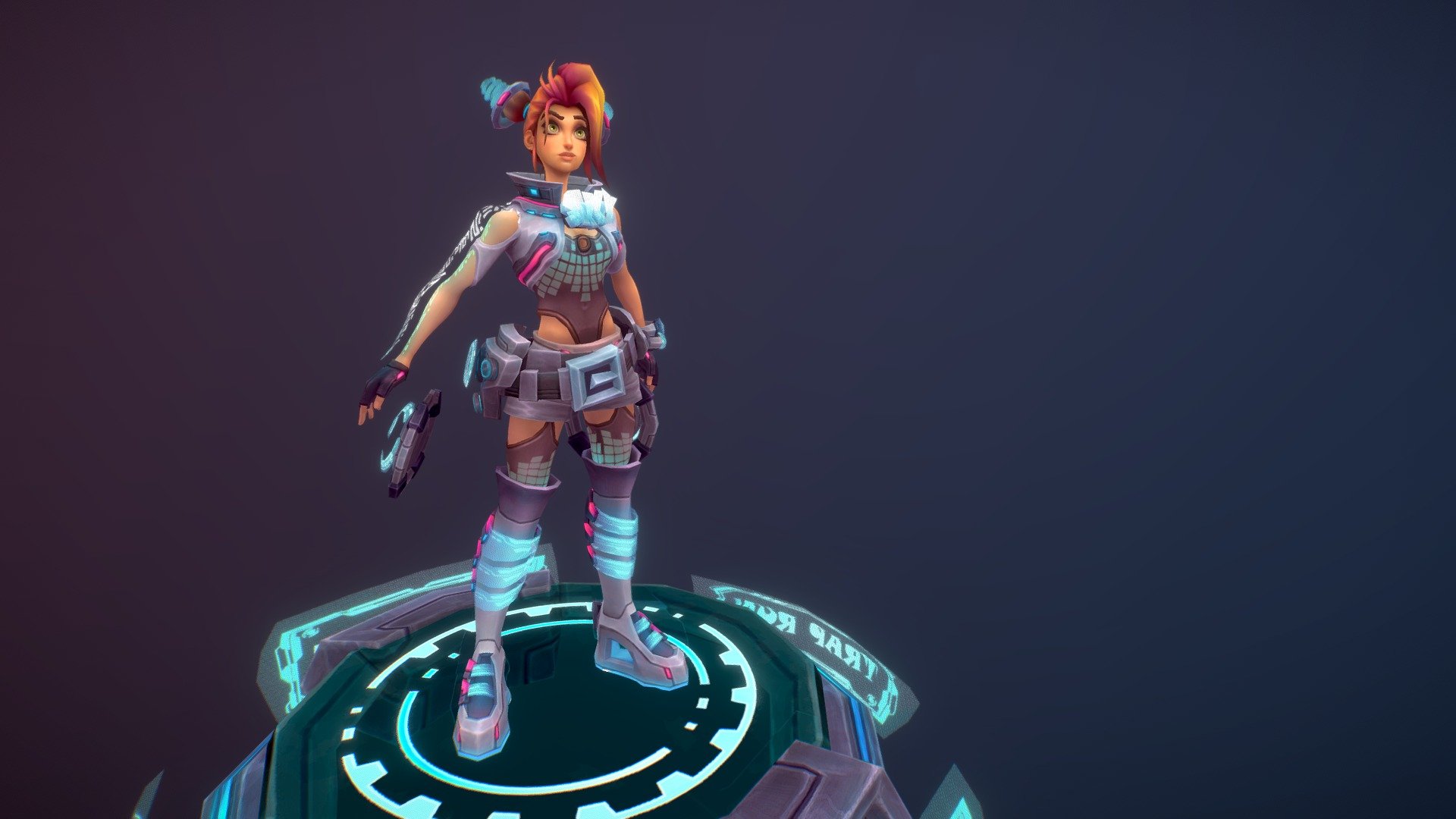 Trap Run | Sky Blade Posed - 3D model by tyronejalarcon [7572120 ...