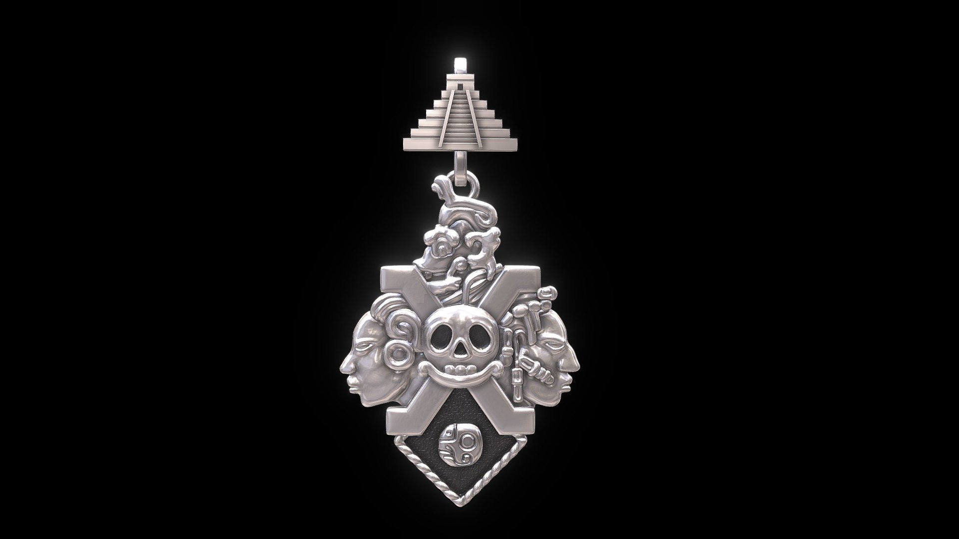 XIBALBA PENDANT_V2 - 3D model by arturomartin23 [7573398] - Sketchfab