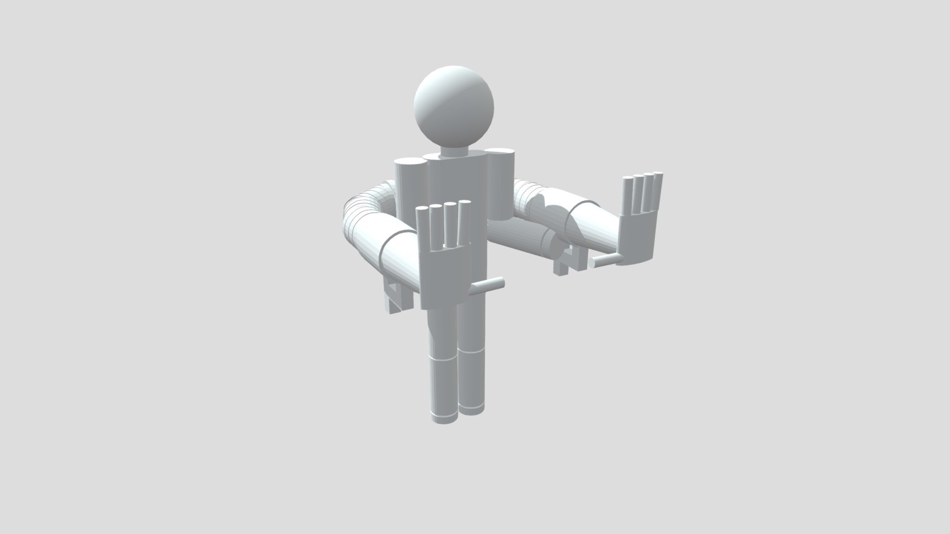 Poppy Playtime Training Dummy With Grabpack VHS - Download Free 3D ...