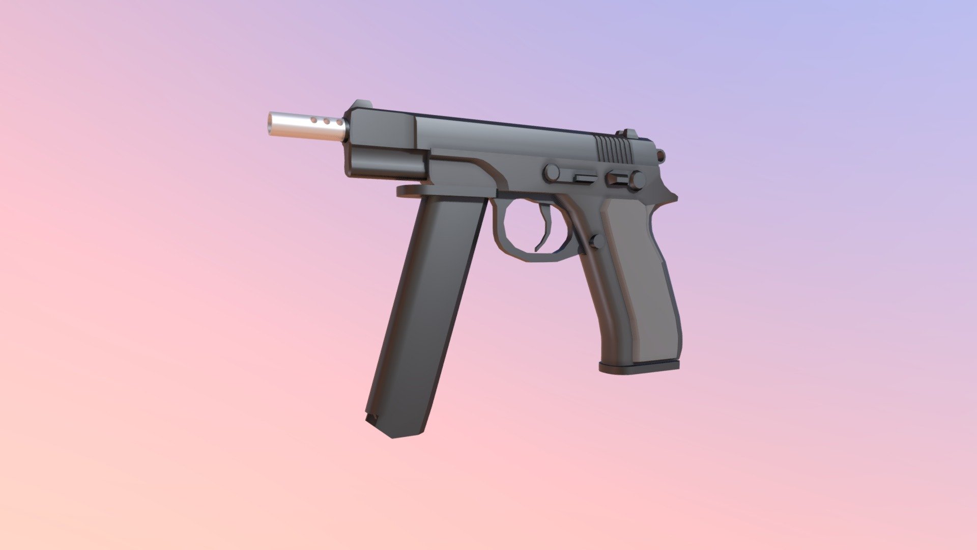 CZ 75 Automatic - 3D model by Pitur [7574866] - Sketchfab