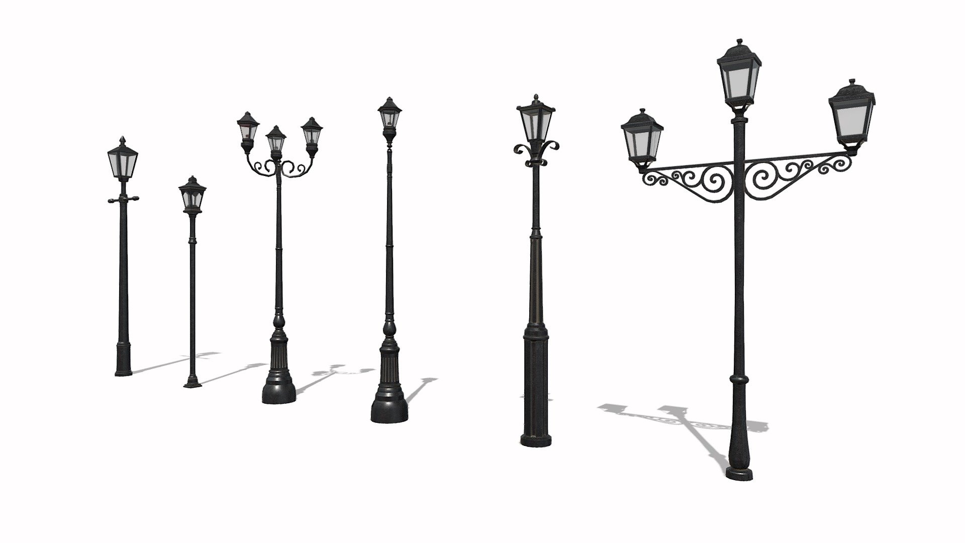 Street Lights - Buy Royalty Free 3D model by Studio Lab (@studiolab.dev ...