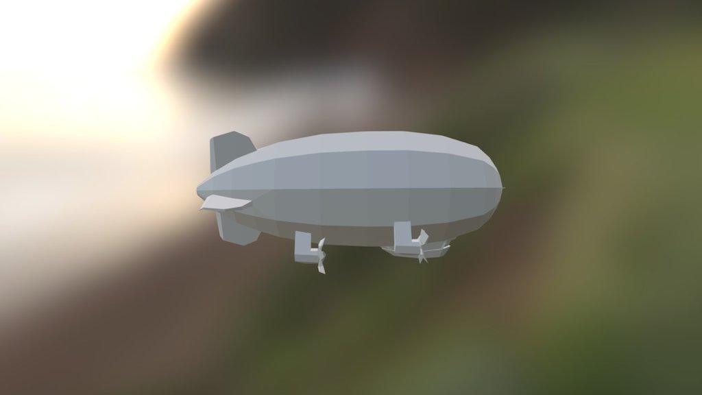 Zeppelin - 3D model by Casterhorst [75799c8] - Sketchfab