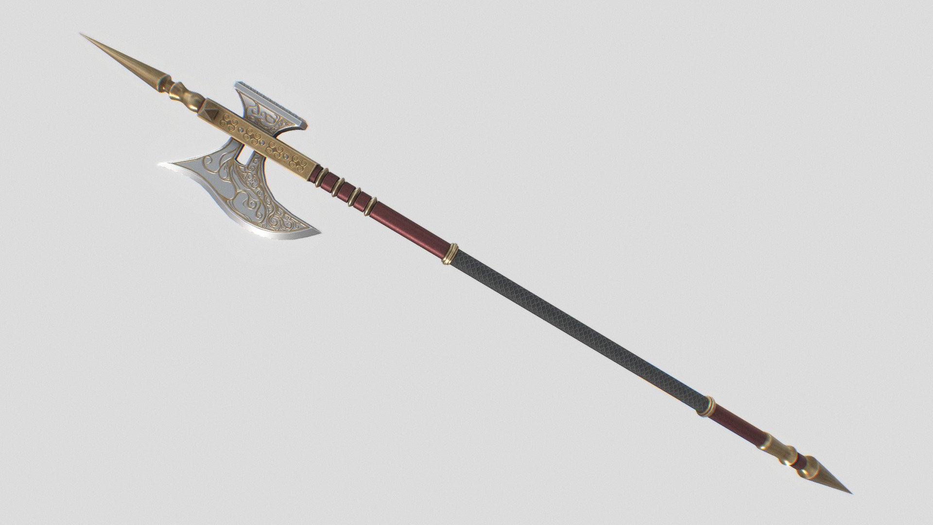 Fantasy halberd - Buy Royalty Free 3D model by Anima Z (@Anima-Z ...