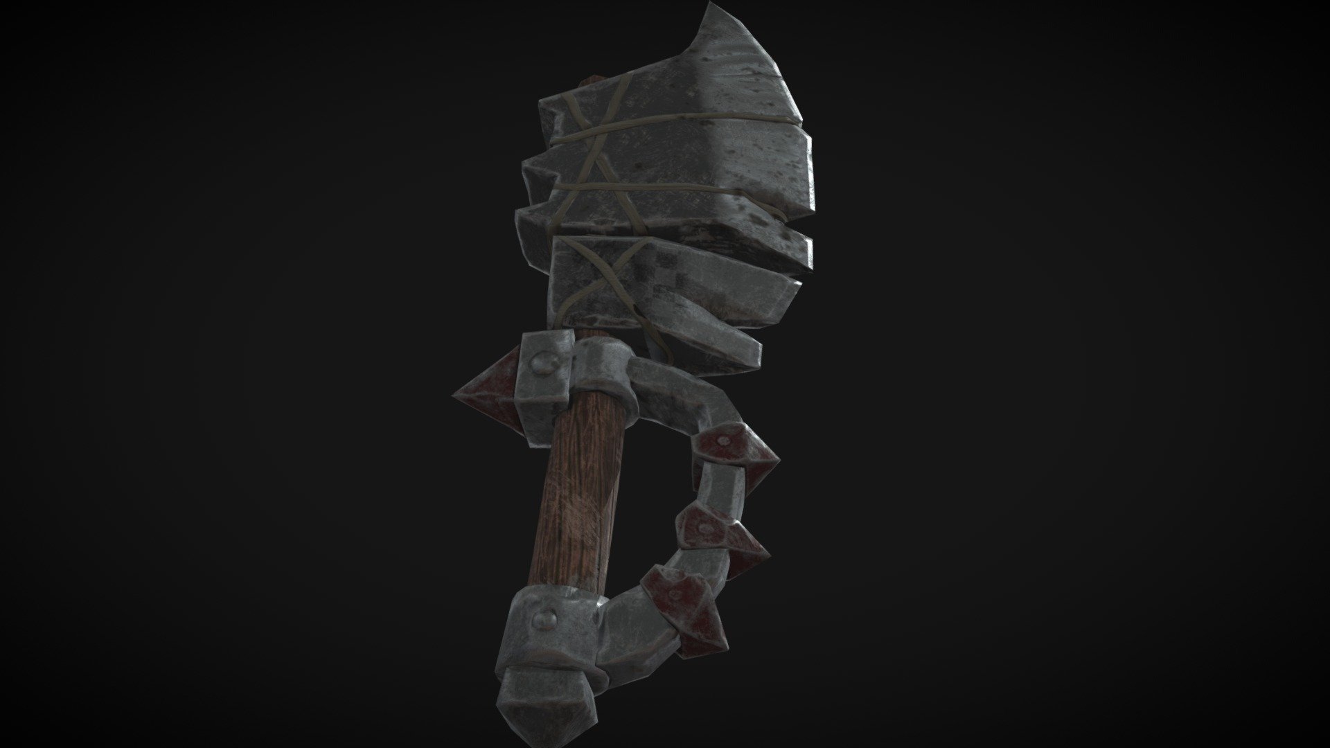 orc axe - 3D model by DaniUbeda [757c8e1] - Sketchfab