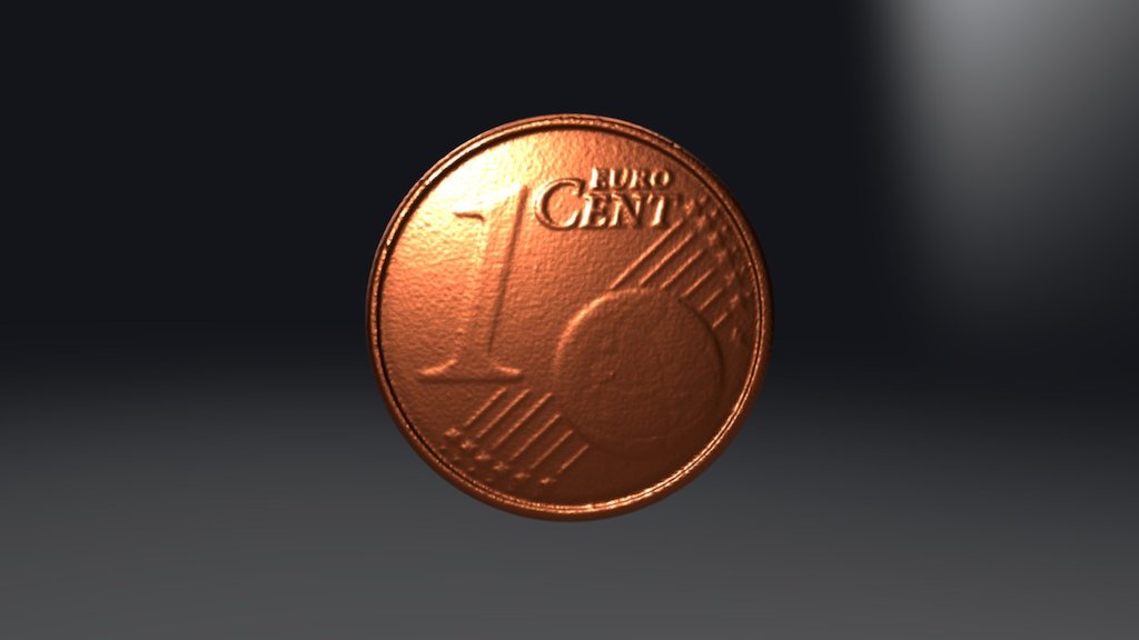 3D scanned Cent - 3D model by Rimaker [757de9b] - Sketchfab