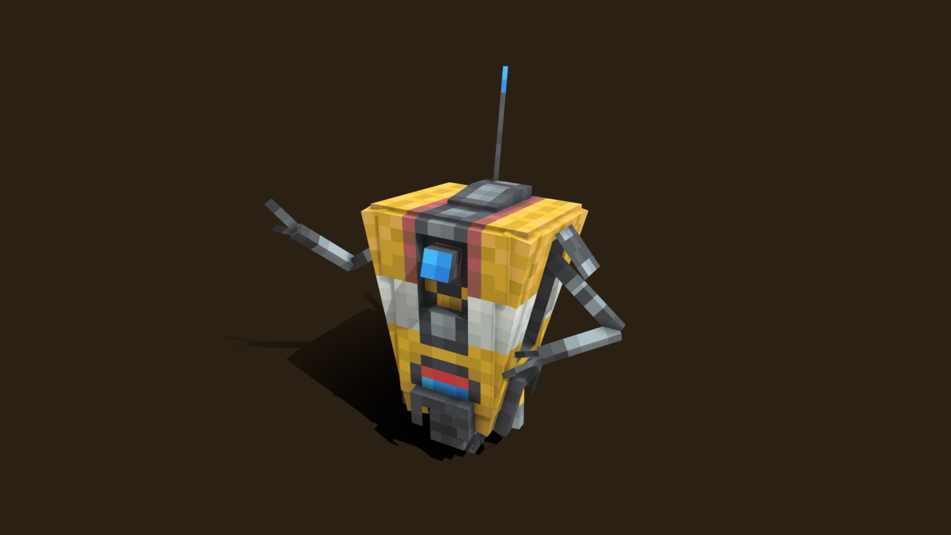 Minecraft Claptrap - 3D model by ewanhowell5195 [75812ee] - Sketchfab