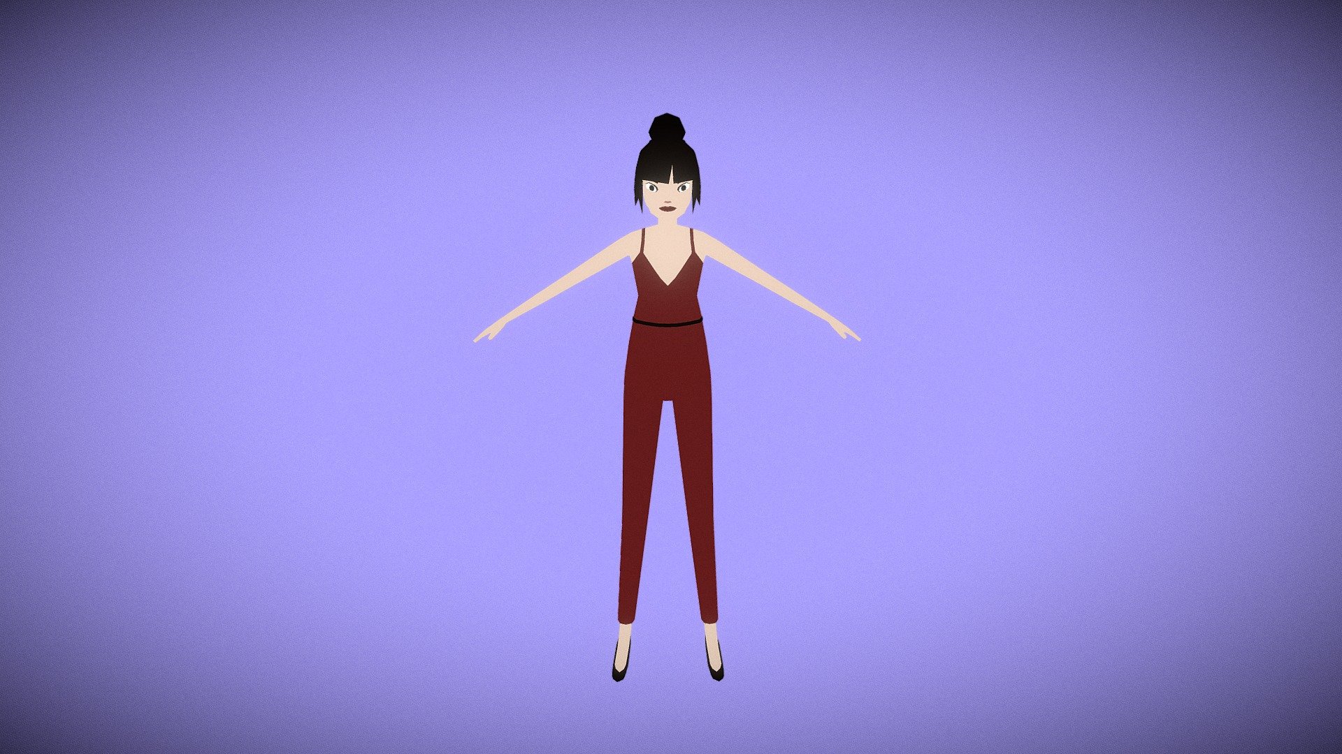 Low Poly Fashion Girl - Download Free 3D model by micaelsampaio ...