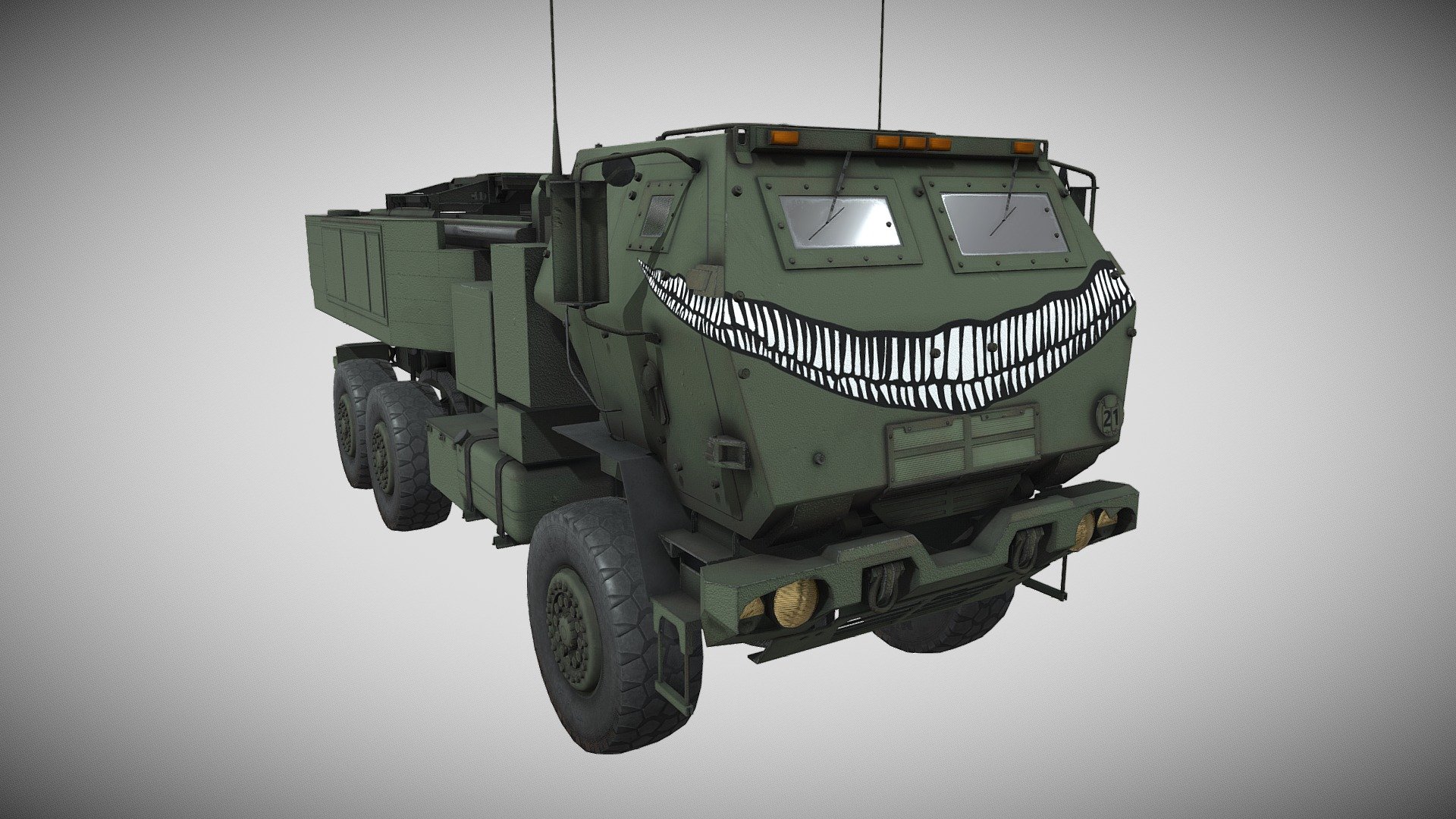 Troll M142 HIMARS Artillery System - 3D model by Agitek Softworks Inc ...