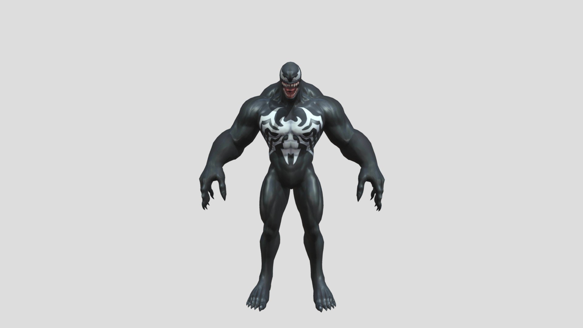 Venom (Textured) (Rigged) - Download Free 3D model by 3D MODELS ...