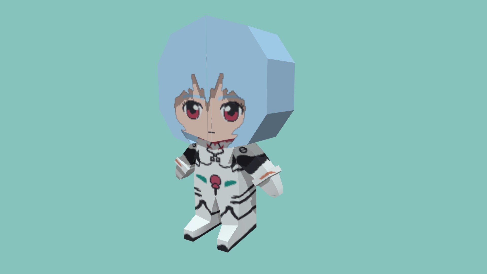 Rei Chikita | 256fes - 3D model by angeeell301 [75870fa] - Sketchfab