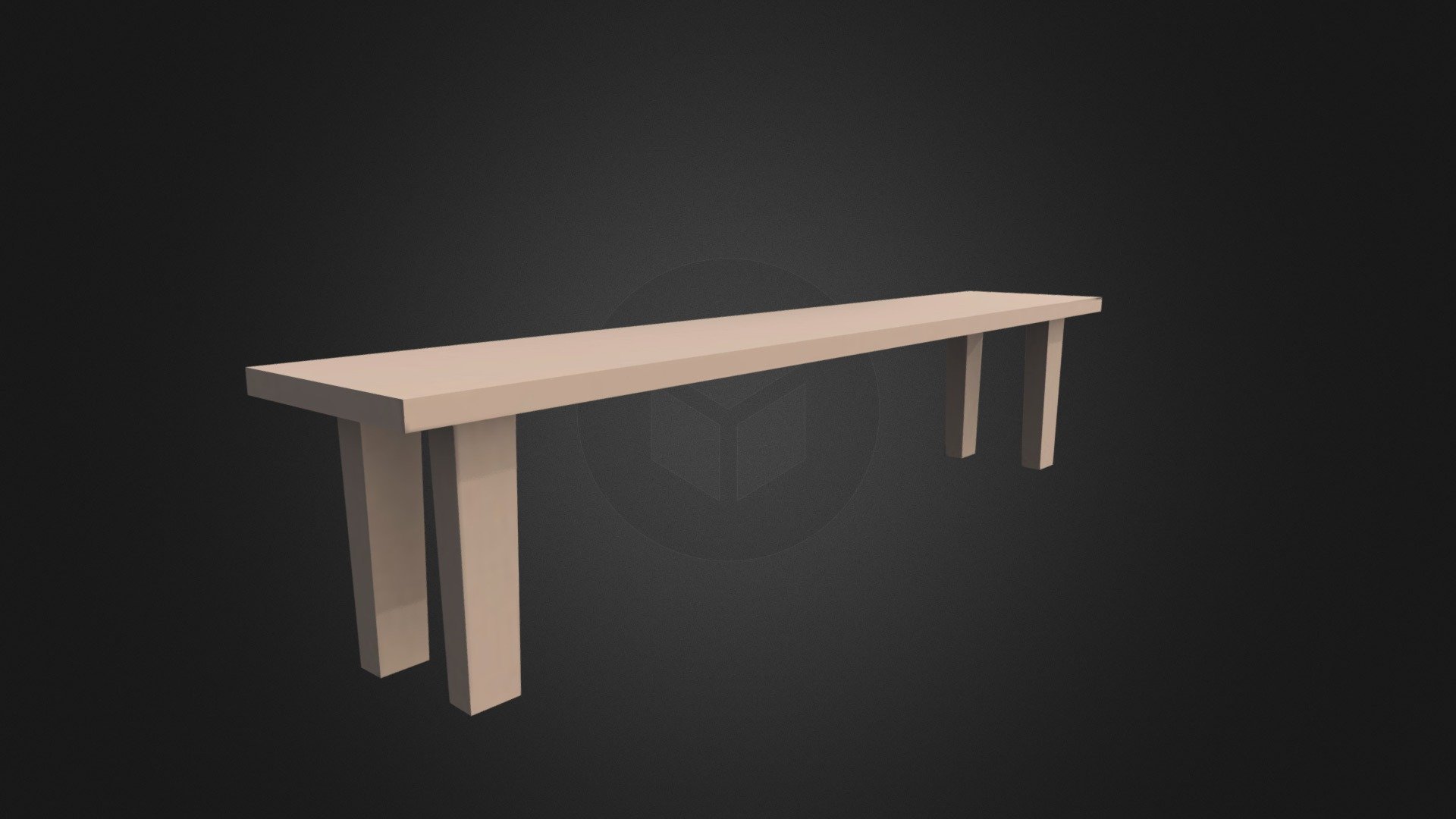 Bench - Download Free 3D model by marti3D [759525f] - Sketchfab