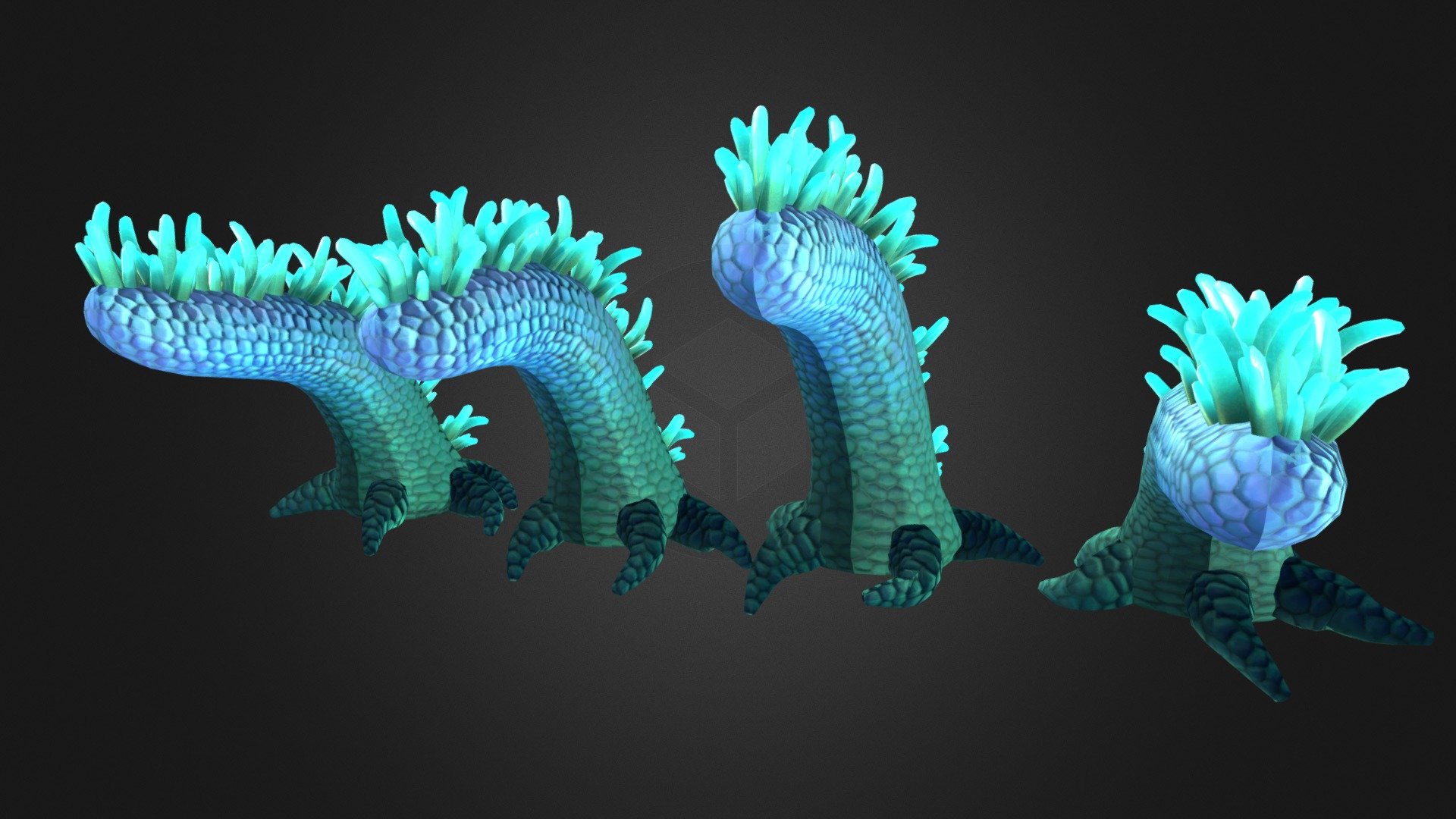 Scaly Maw Anemone - Download Free 3D model by gavinpgamer1 [75954c3 ...