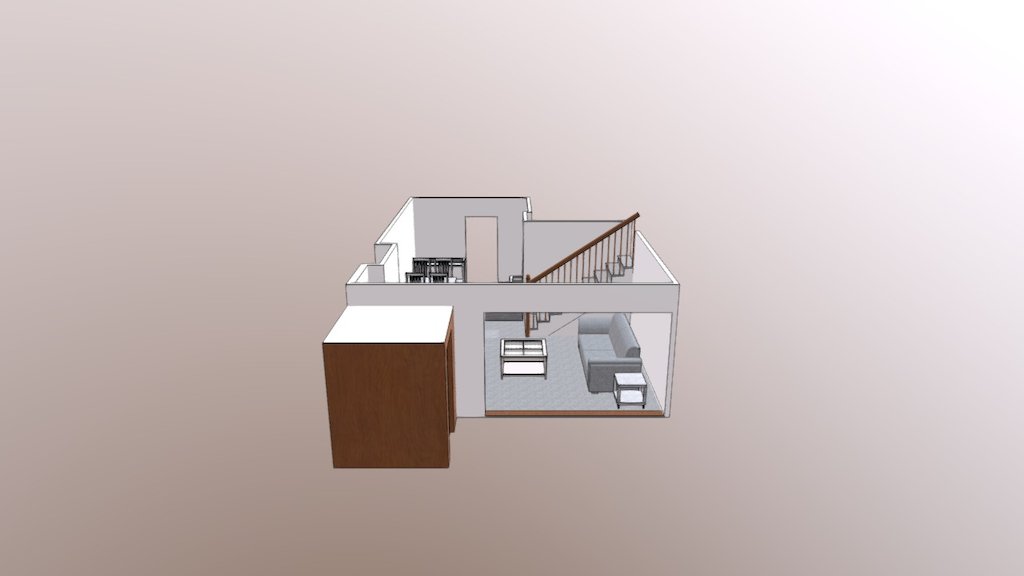 Living Room - 3D model by liamingram [7596b0e] - Sketchfab