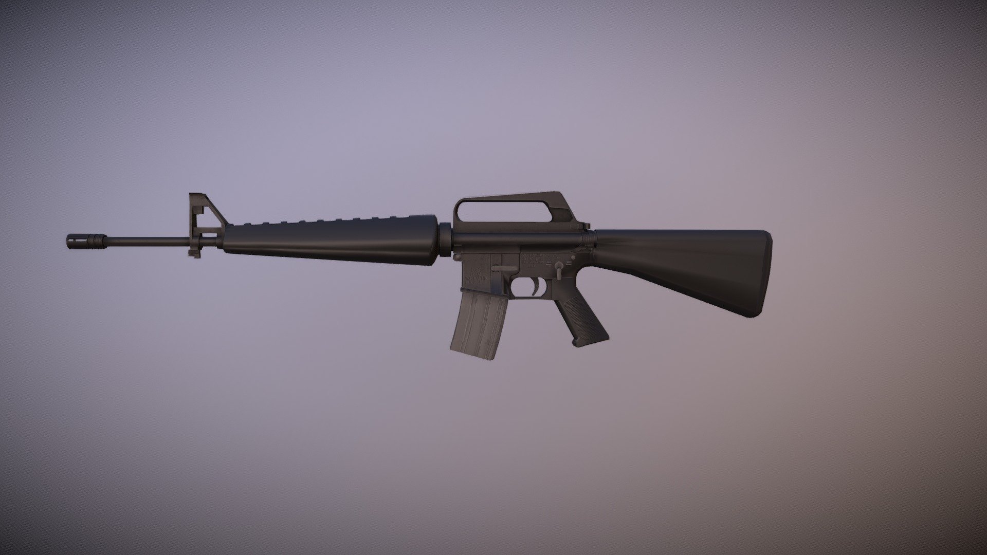 M16A1 - 3D model by Bartosz.Knapp [7596db4] - Sketchfab