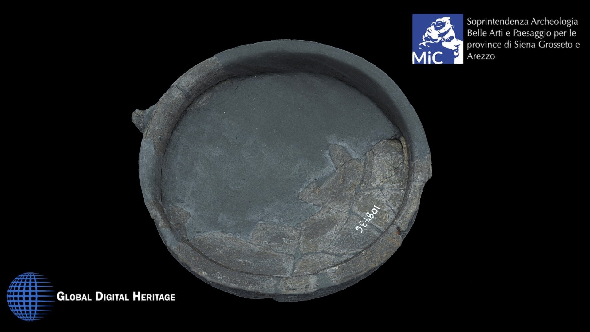 Etruscan bucchero pilgrim flask - Download Free 3D model by Global ...