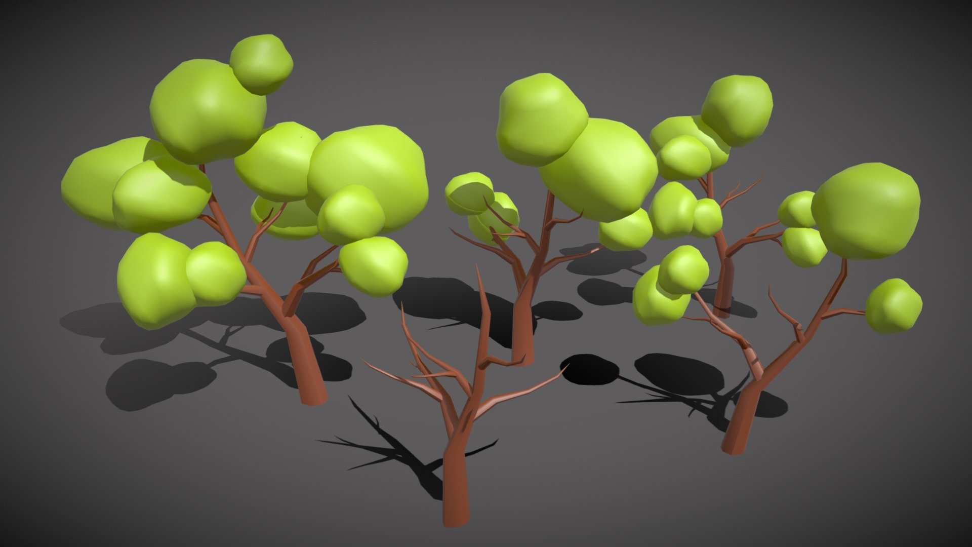 Low poly tree assets 1 - Download Free 3D model by POLYSCAN ...