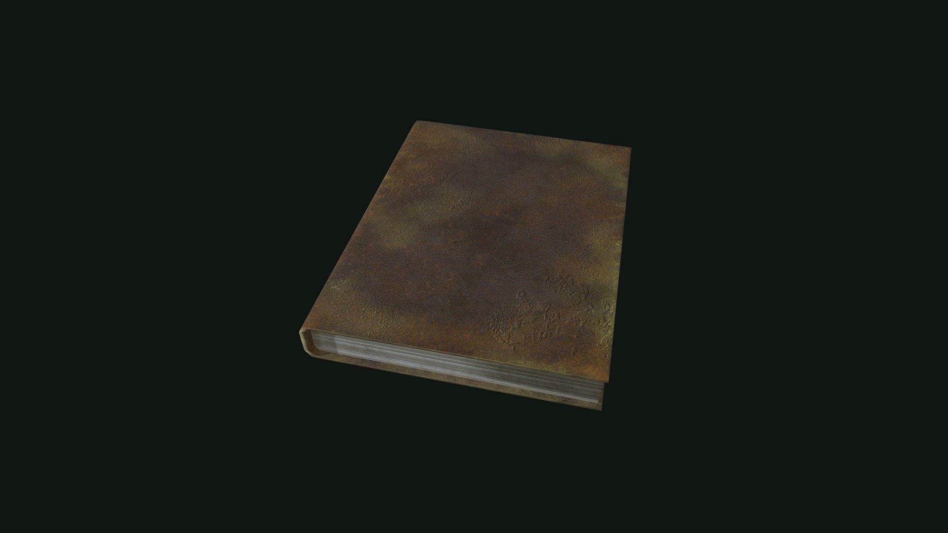 Old book - 3D model by Daniel "Pulpax" Perez (@Dimension4u) [759b539 ...