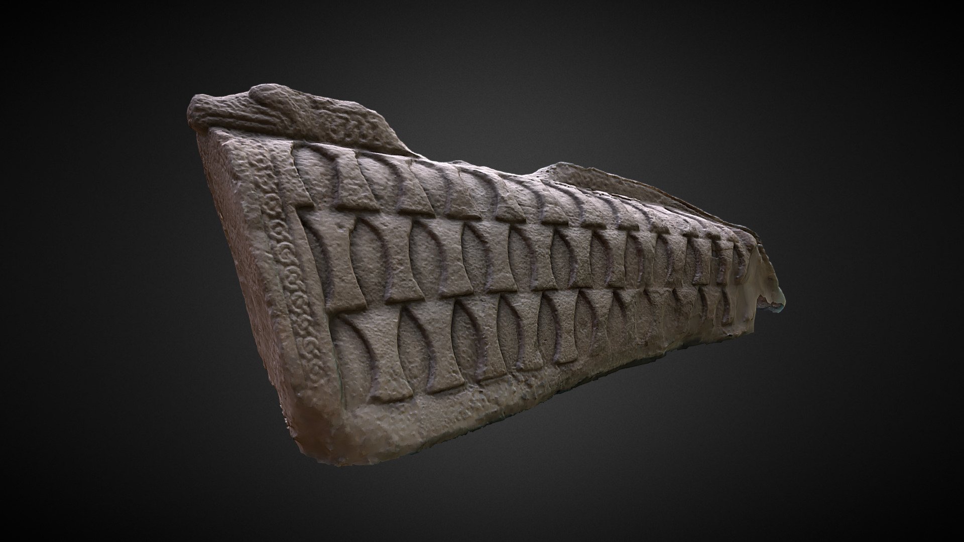 Meigle 25, Hogback Gravestone - Download Free 3D model by Douglas ...