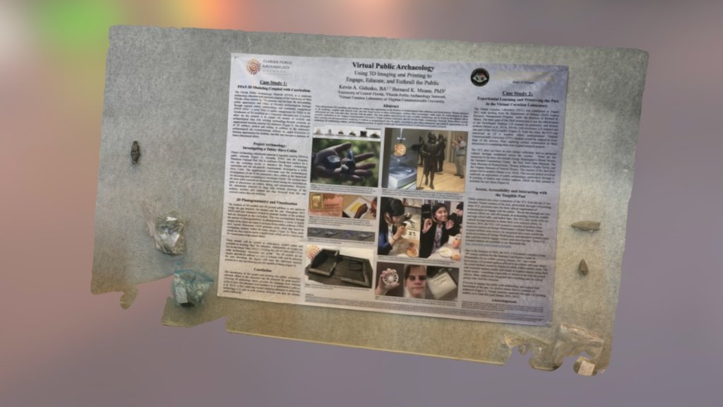 SHA 2017 Poster - 3D model by Florida Public Archaeology Network (@fpan ...