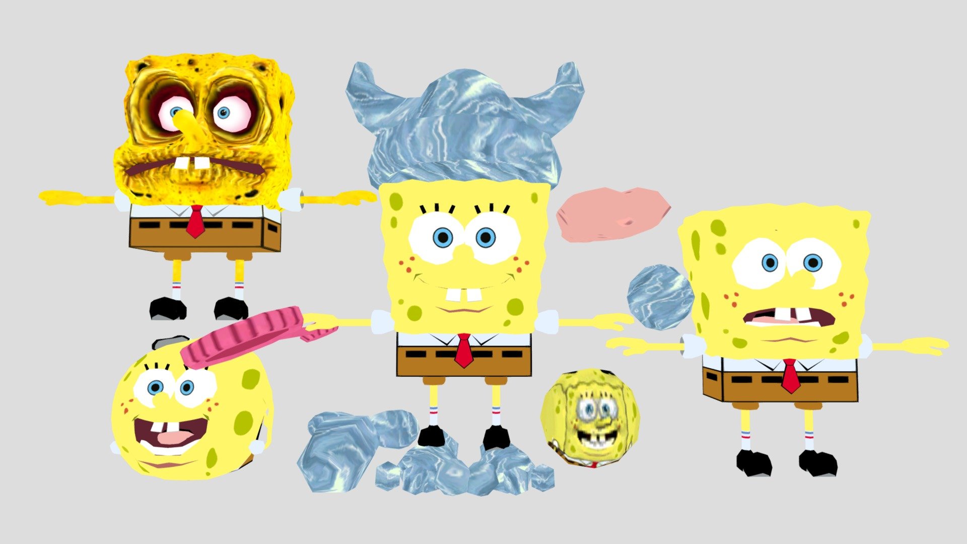 Sbfbb-SpongeBob - Download Free 3D model by SMF Features Developed From ...