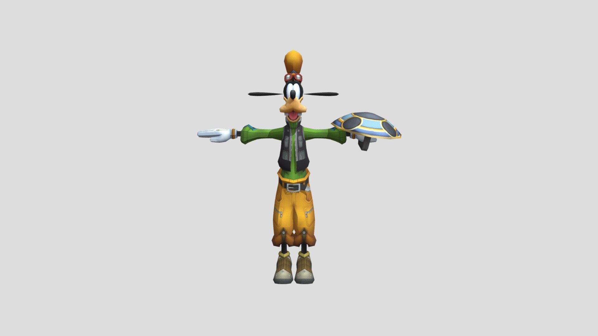 Kingdom Hearts II Goofy - Download Free 3D model by jesikaberry0 ...