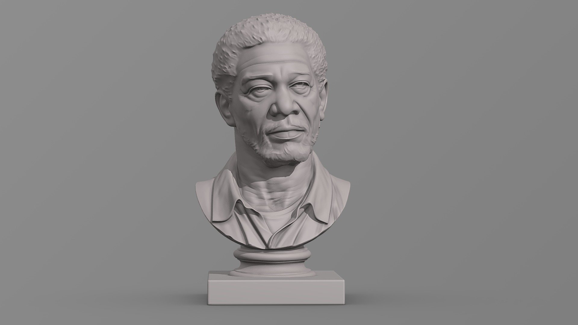 Morgan Freeman Bust - Download Free 3D model by leofinearts [759c79f ...