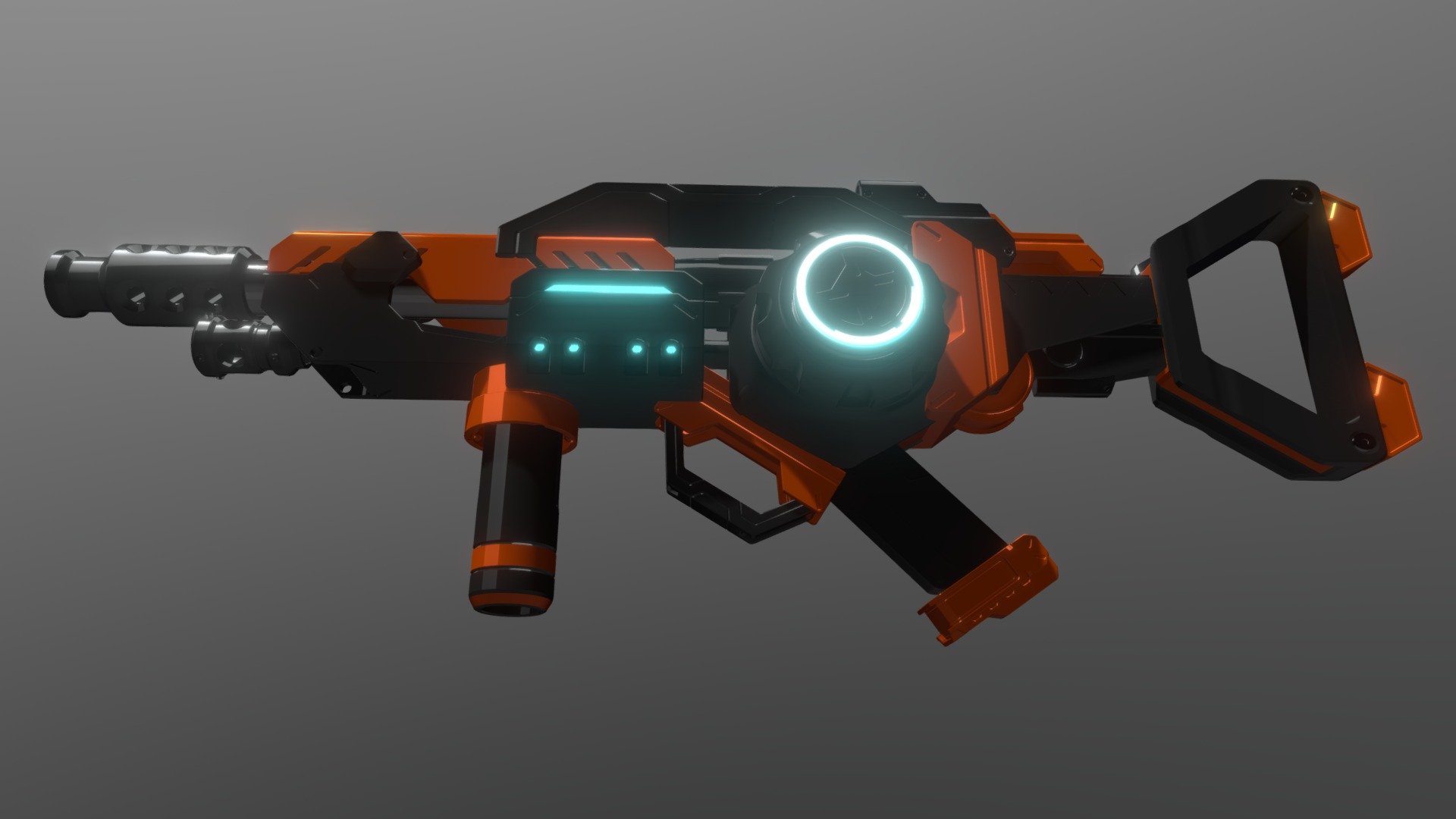 Organic Toxic Gun - 3D model by lucidluke [759d9fc] - Sketchfab