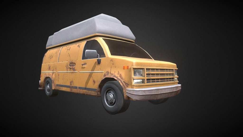 Rusty Touristic Van (W.I.P stage 2) - 3D model by Oleksandr Bykov ...