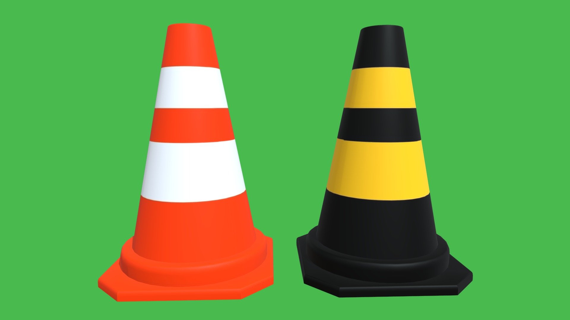 traffic cone - 3D model by NMCs [75a2633] - Sketchfab