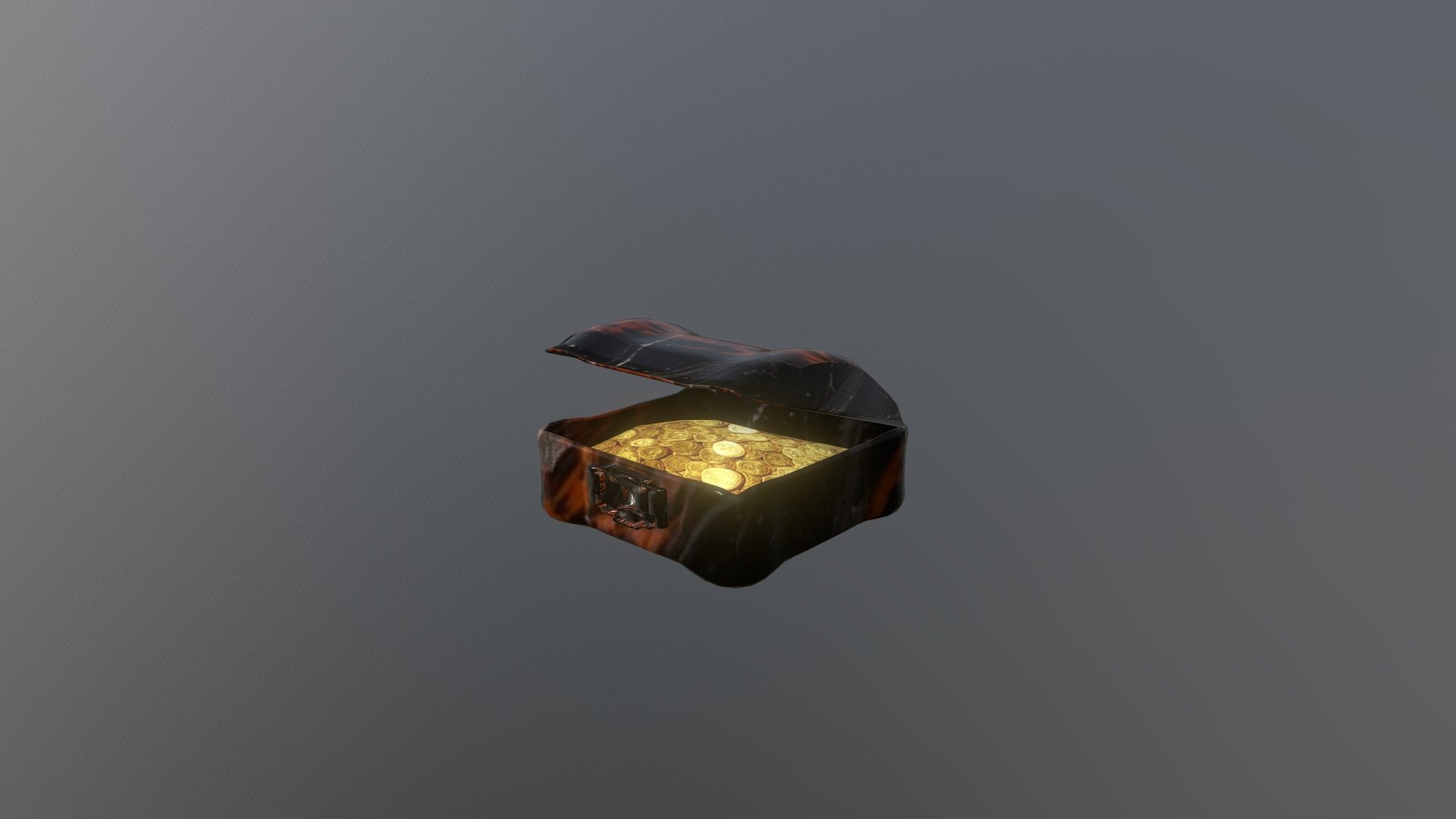 Lava-rock treasure chest - Download Free 3D model by N.R ...